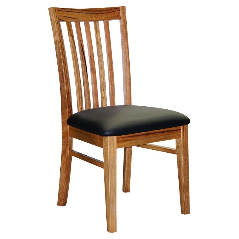 Brevant Marri Timber Dining Chair with PU Seat