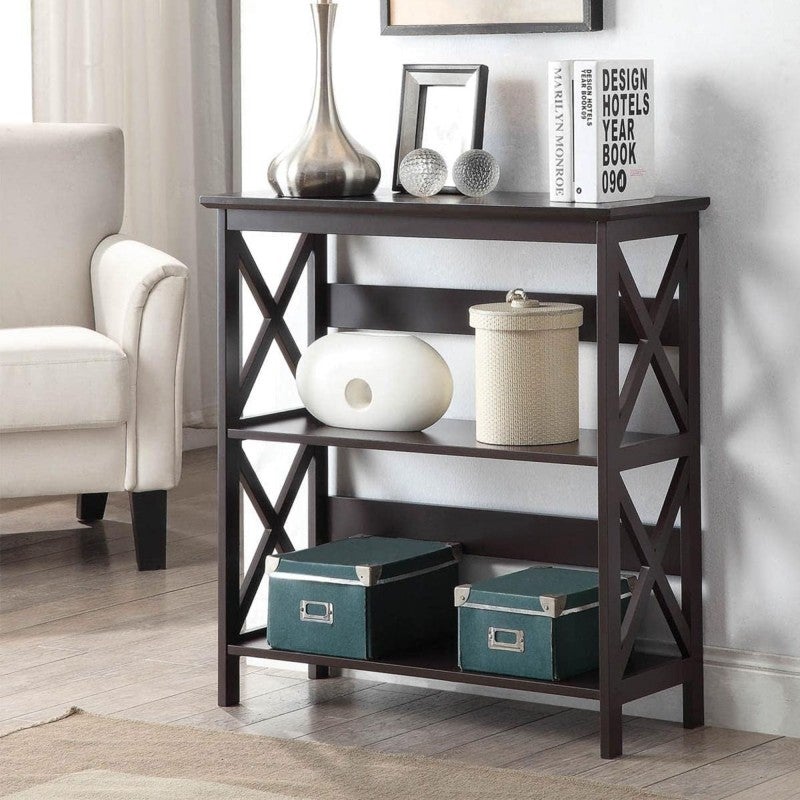 Bella Low Shelf / Console Table, 80cm, Expresso