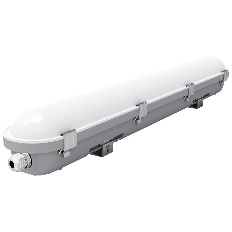 Masonic IP65 Dual Power Indoor / Outdoor LED Batten Light, 9W / 18W, CCT