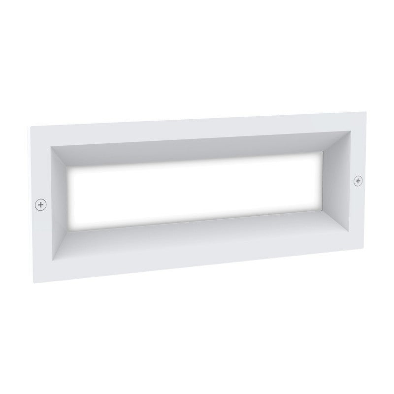 Louis IP65 Exterior Recessed LED Wall / Step Light, Style B, CCT, White