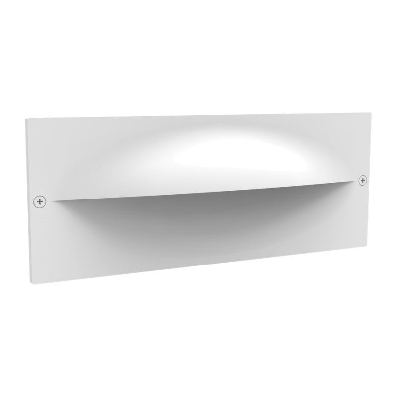 Louis IP65 Exterior Recessed LED Wall / Step Light, Style A, CCT, White