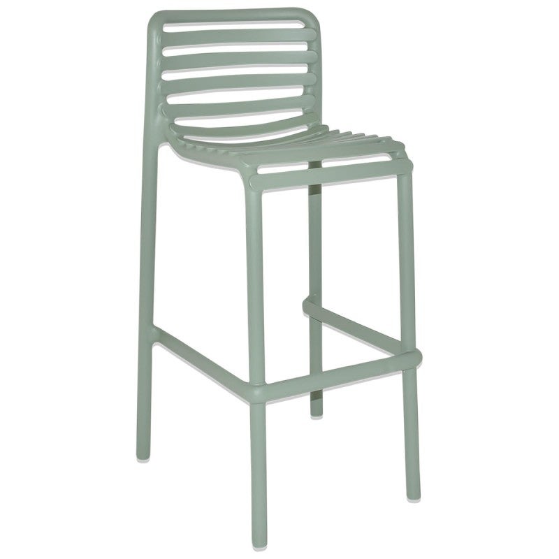 Doga Italian Made Commercial Grade Stackable Indoor / Outdoor Bar Stool ...