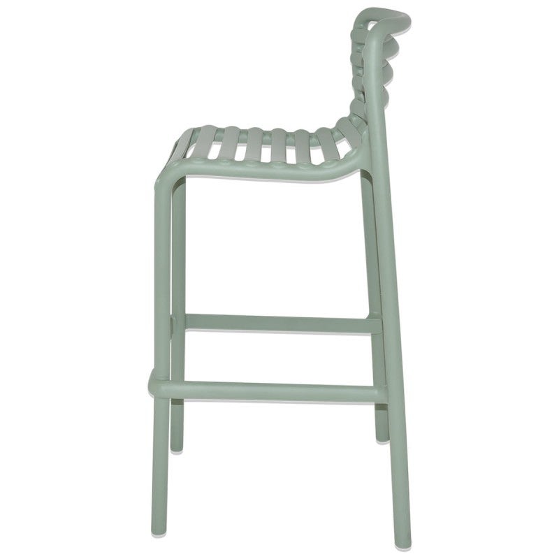 Doga Italian Made Commercial Grade Stackable Indoor / Outdoor Bar Stool ...