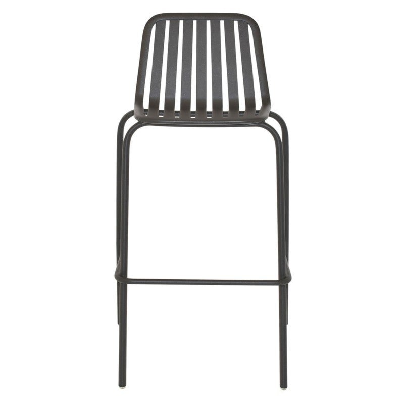 Primavera Commercial Grade Metal Stackable Indoor / Outdoor Bar Stool ...