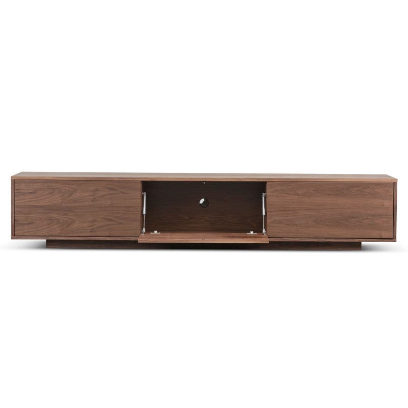 Palma 2 Drawer Flip Door TV Unit, 230cm, Walnut
