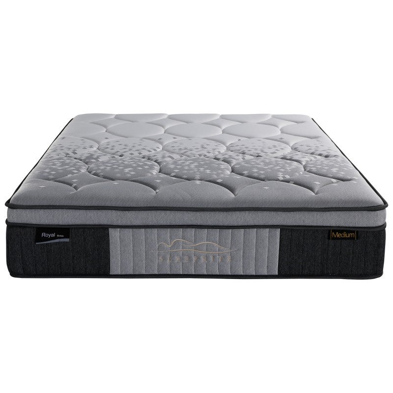 Royal Sleeprite Boxed Memory Foam Euro Top Pocket Spring Medium-to-Firm ...