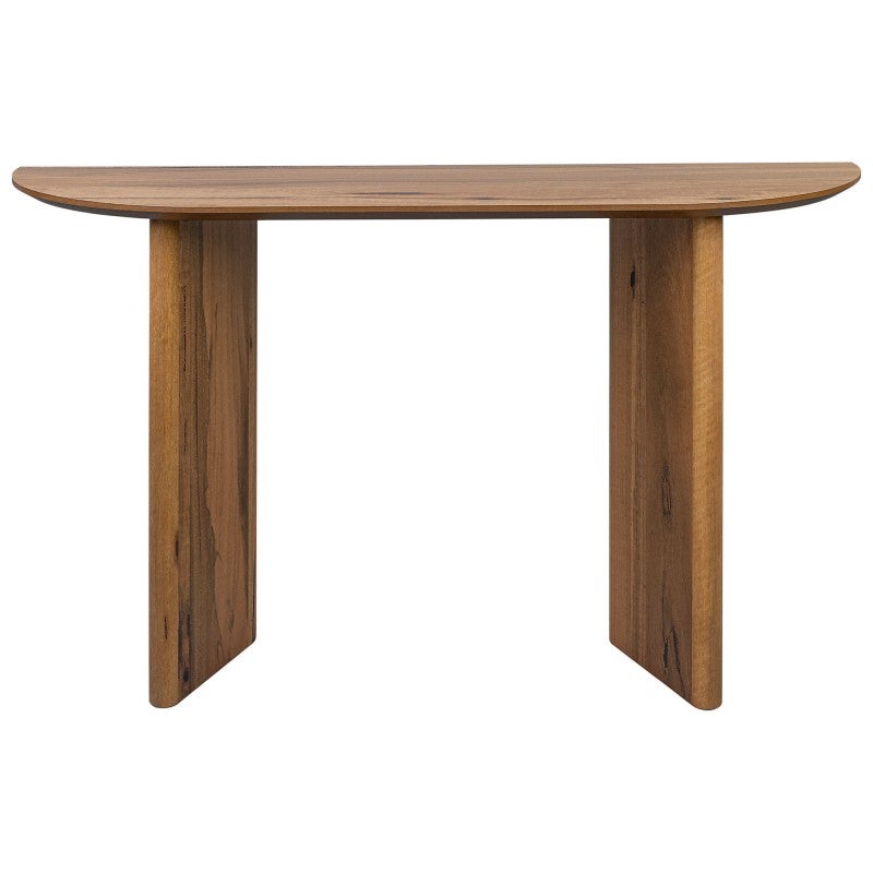 Othorin Marri Wood Curved Console Table, 140cm