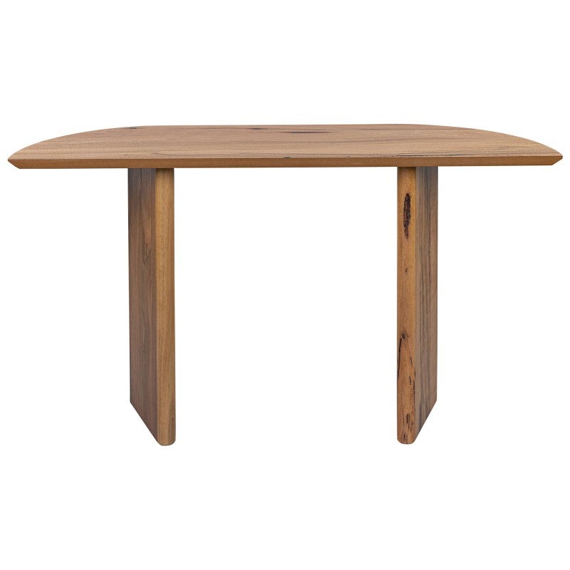 Othorin Marri Wood Curved Console Table, 140cm