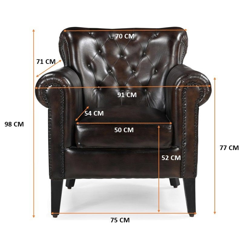 Rutherford Leather Armchair