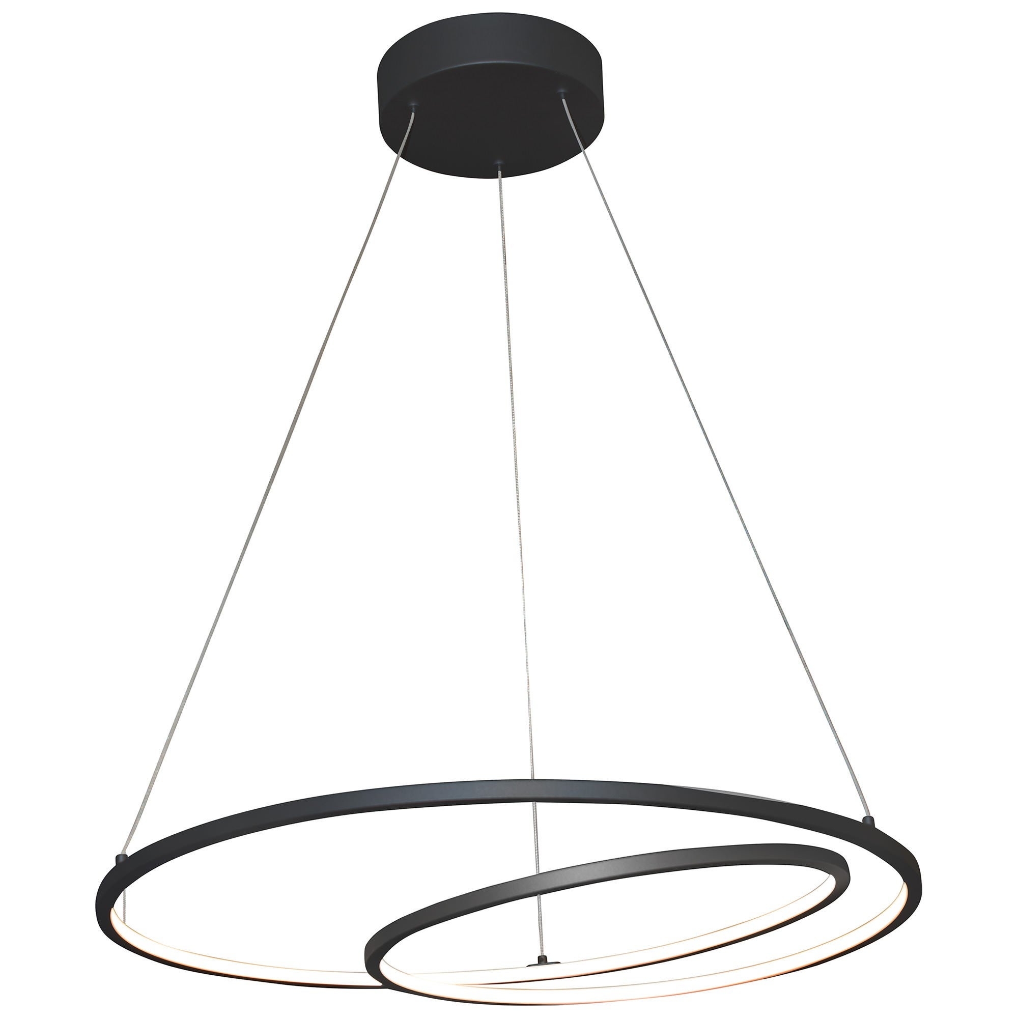 Max Metal LED Pendant Light, Black