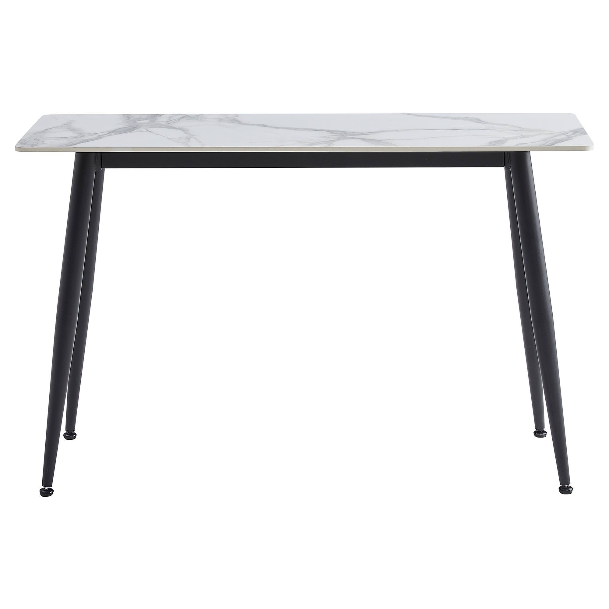Spinea Ceramic Top Console Table, 120cm, Statuario White