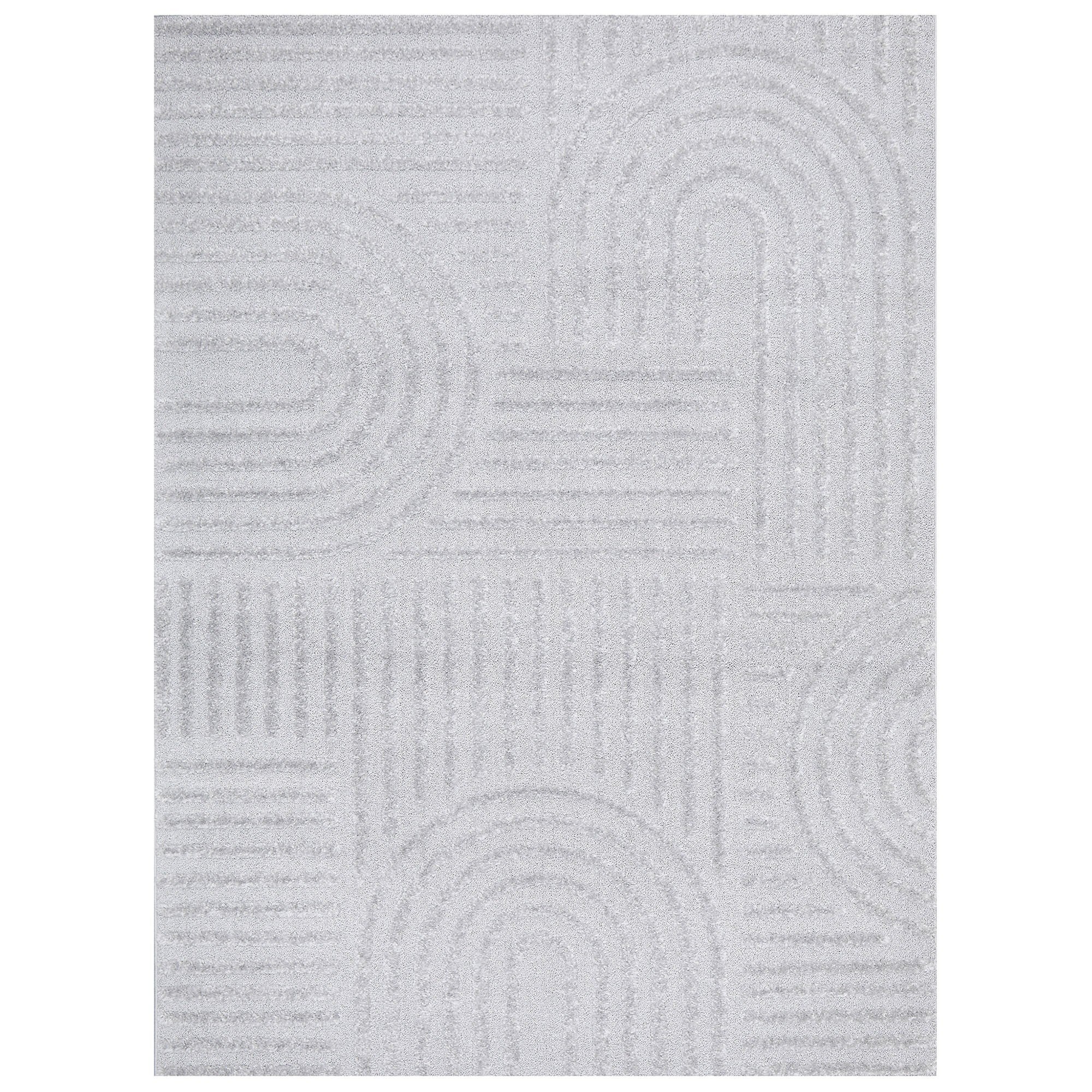 Marigold Dior Modern Rug, 290x200cm, Silver