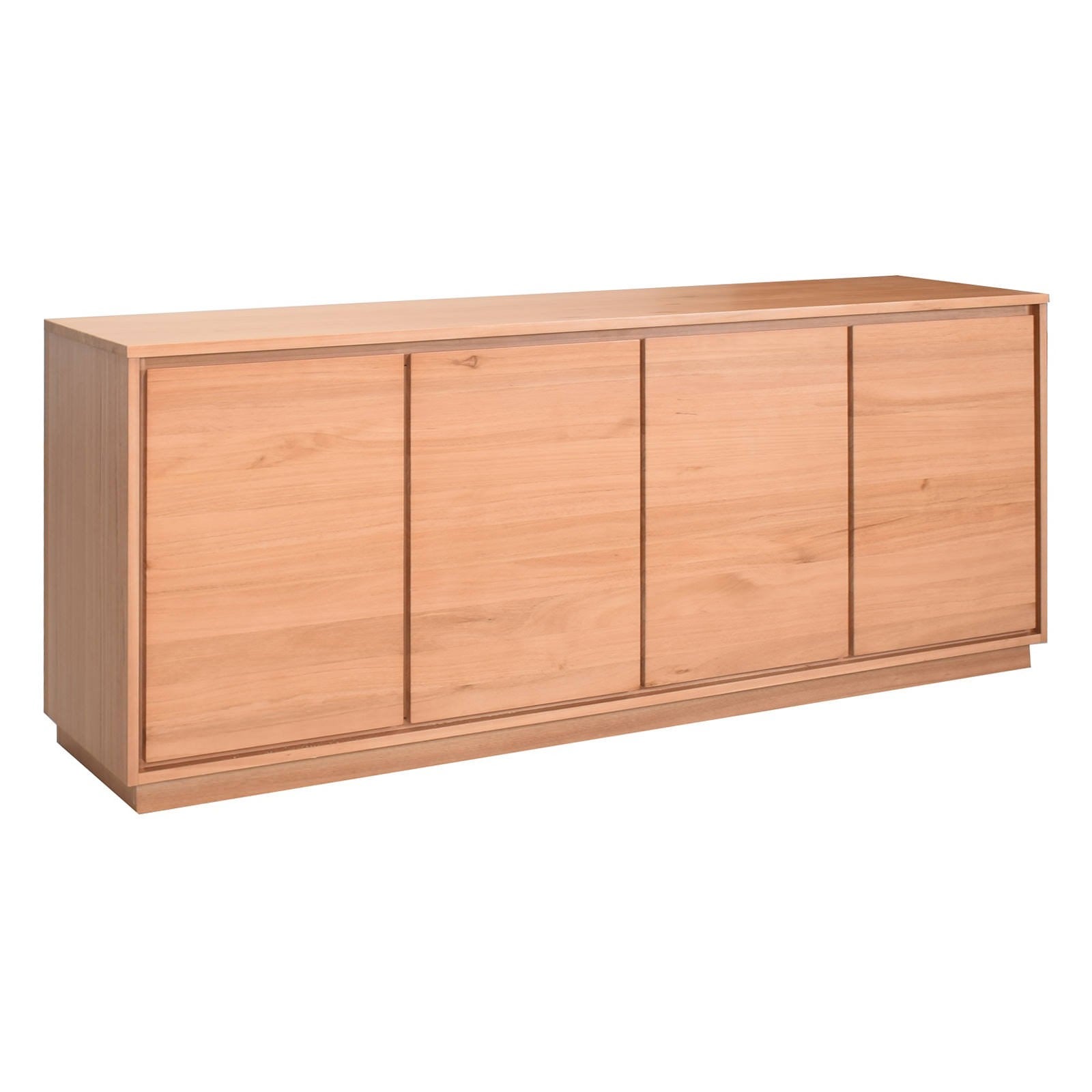 Ashforde Messmate Timber 4 Door Buffet Table, 200cm