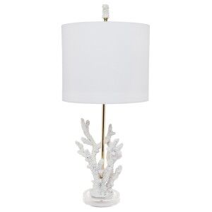Daphne Faux Coral Base Table Lamp