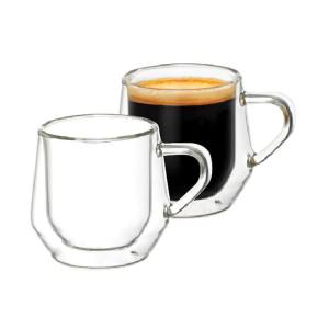 Avanti Capri Double Wall Glass Espresso Cup, Set of 2, 100ml