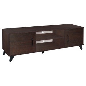 Hana 2 Door TV Unit, 149cm, Walnut