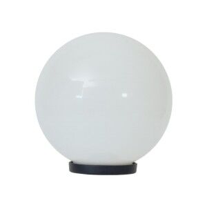 Polysphere IP44 Italian Made Post Top Sphere Garden Light, 25cm, Opal
