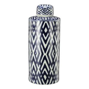 Carlyle Porcelain Lidded Cylinder Jar