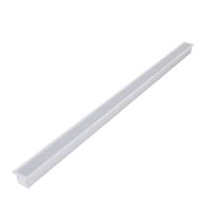 Omega Aluminium Recessed Profile, 100cm, White