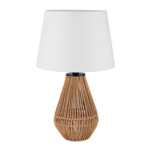 Carter Metal & Paper Rope Base Table Lamp, Natural