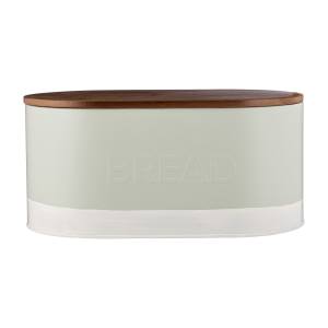 Typhoon Oben Bread Bin with Serrated Knife, Green