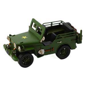 Boutica Harold Handmade Metal Army Jeep Model