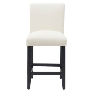 Christie Fabric Kitchen Stool, Set of 2, Off White