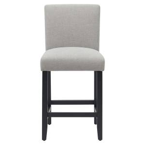 Christie Fabric Kitchen Stool, Set of 2, Taupe