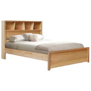 Monte Carlo Messmate Timber Bookcase Bed, Queen