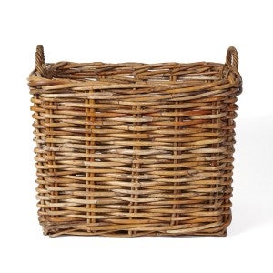 Alamo Heavy Duty Cane Rectangular Basket, Large