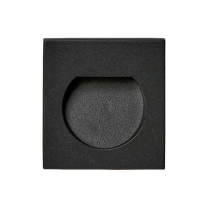Arch IP65 Exterior Recessed LED Step Light, 240V, 3000K, Black