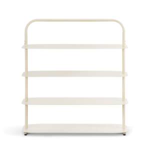Tresta Stainless Steel Medium Shelf, Beige Cream