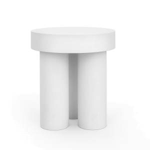 Colum Concrete Indoor / Outdoor Round Side Table