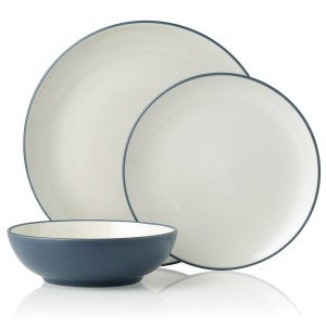 Noritake Colorwave Blue 12 Piece Stoneware Dinner Set