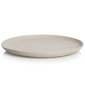 Taverna Misto Metal Plate, Milk, Large