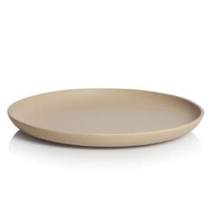 Taverna Misto Metal Plate, Sand, Medium
