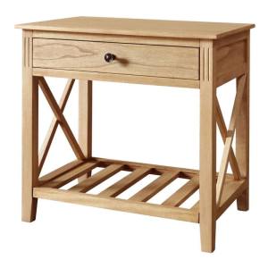 Devon Timber Side Table, Oak