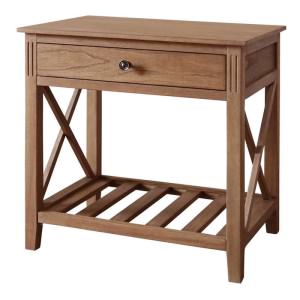 Devon Timber Side Table, Walnut