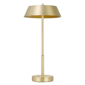 Allure Metal LED Table Touch Lamp, Brass