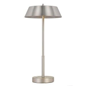 Allure Metal LED Table Touch Lamp, Nickel