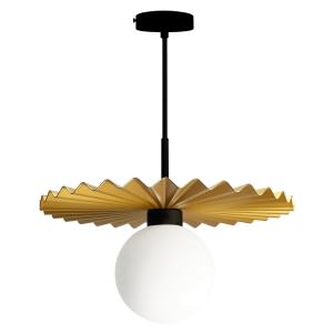 Patterson Metal & Glass Pendant Light