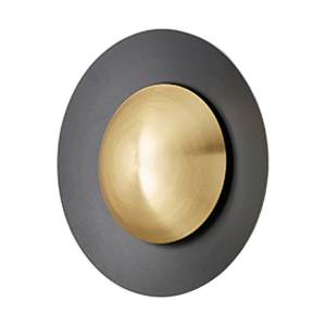 Coss Steel LED Wall Light, Large, Black