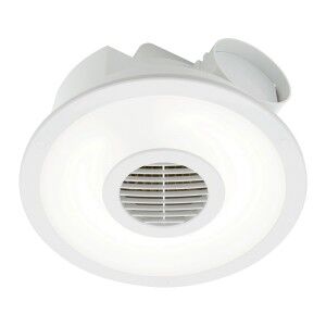 Skyline LED Round Exhaust Fan, White