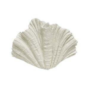 Eula Polyresin Beach Clam Shell Sculpture