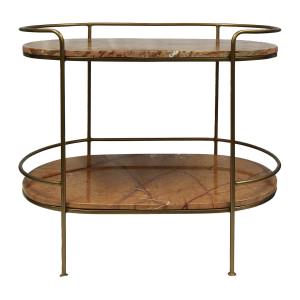 Flinders Marble & Iron Drinks Trolley