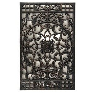 Alyce Cast Iron Outdoor Wall Decor