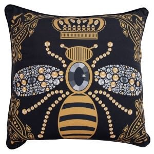 Queen Bee Velvet Scatter Cushion