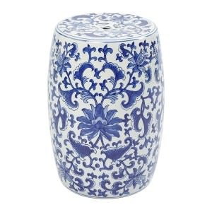 Savannah Ceramic Round Side Table / Drum Stool