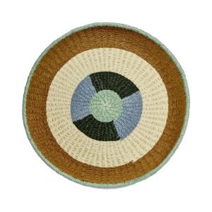 Baris Paper Rope Plate Wall Decor, Type A, 50cm