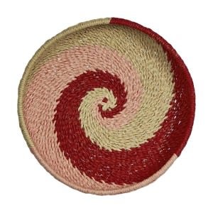 Elio Paper Rope Plate Wall Decor, Type B, 27cm